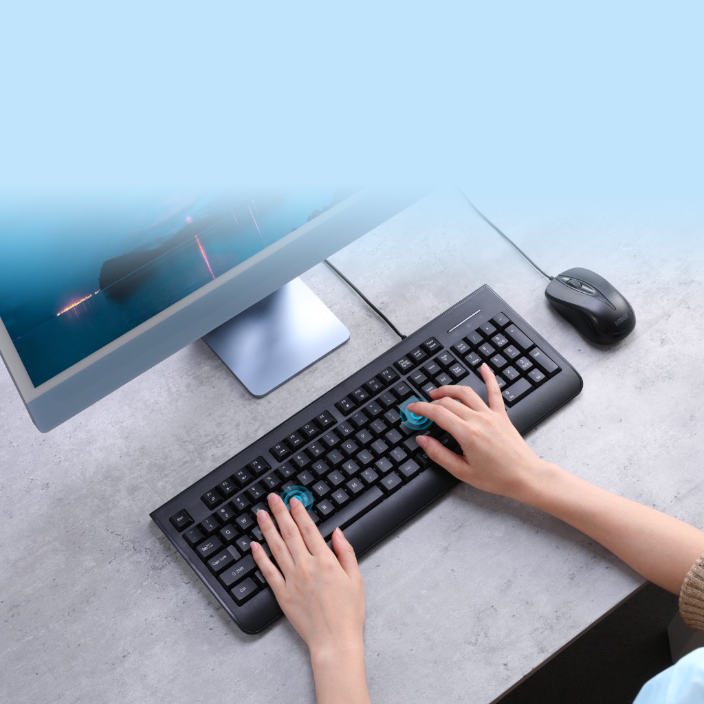 Bàn Phím máy tính có Dây ROBOT RK20 - Điện Thoại Di Động MINH ĐỨC